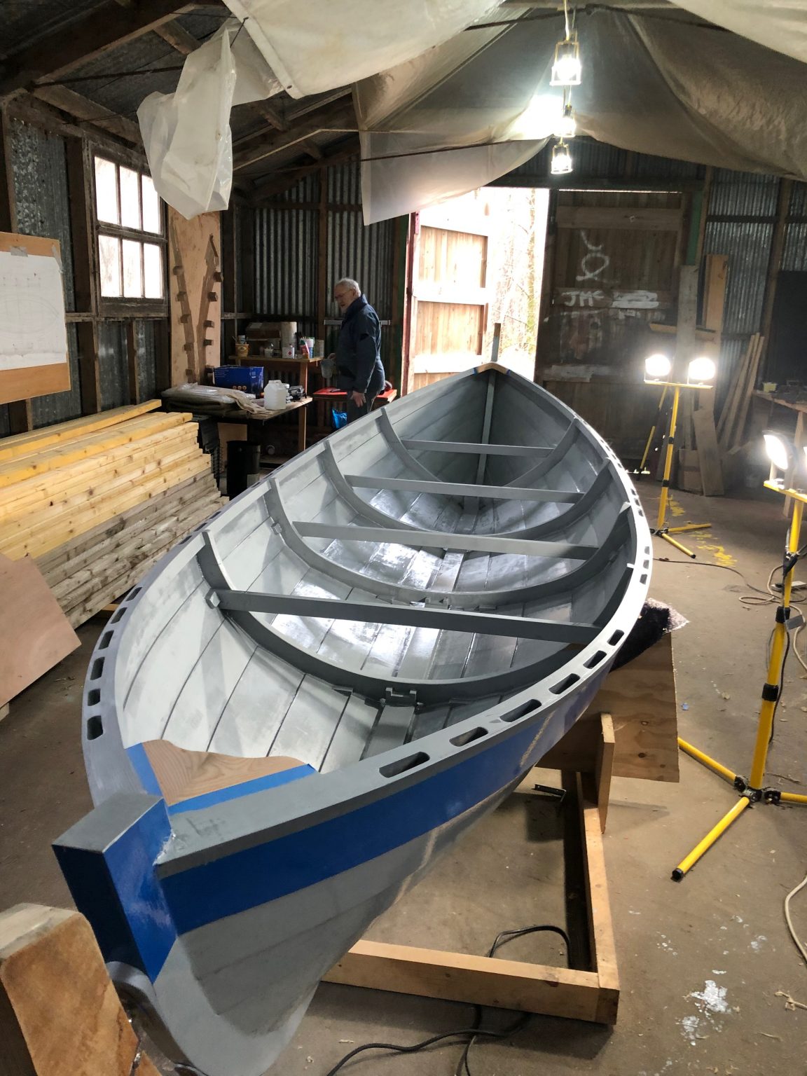 Work on the Skiff is progressing well – Achnamara